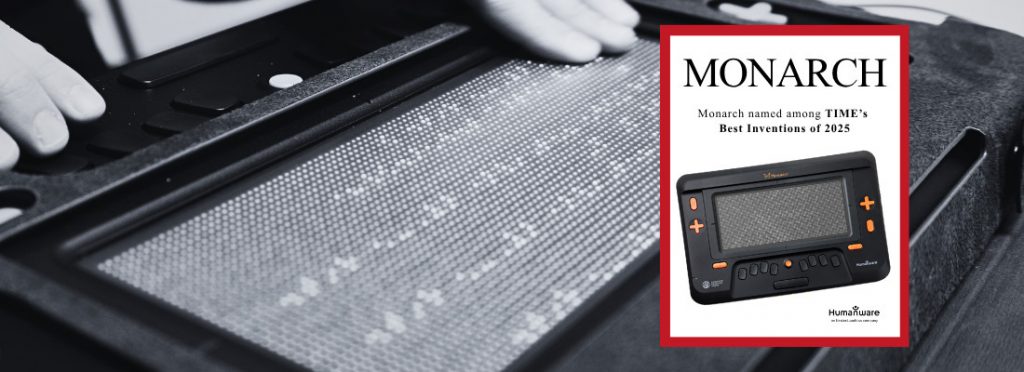 TIME names the Monarch among the Best Inventions of 2025 - HumanWare